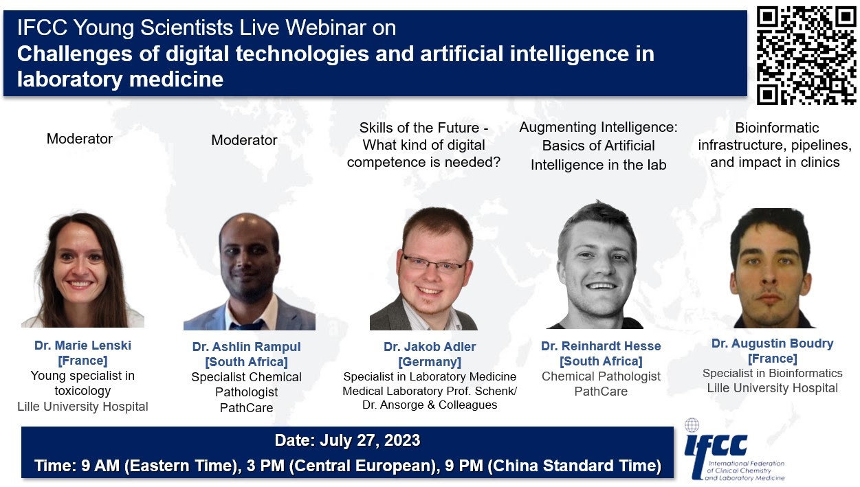 Regístrese para el próximo Webinar gratuito, IFCC YS: "Desafíos de las tecnologías digitales y ...